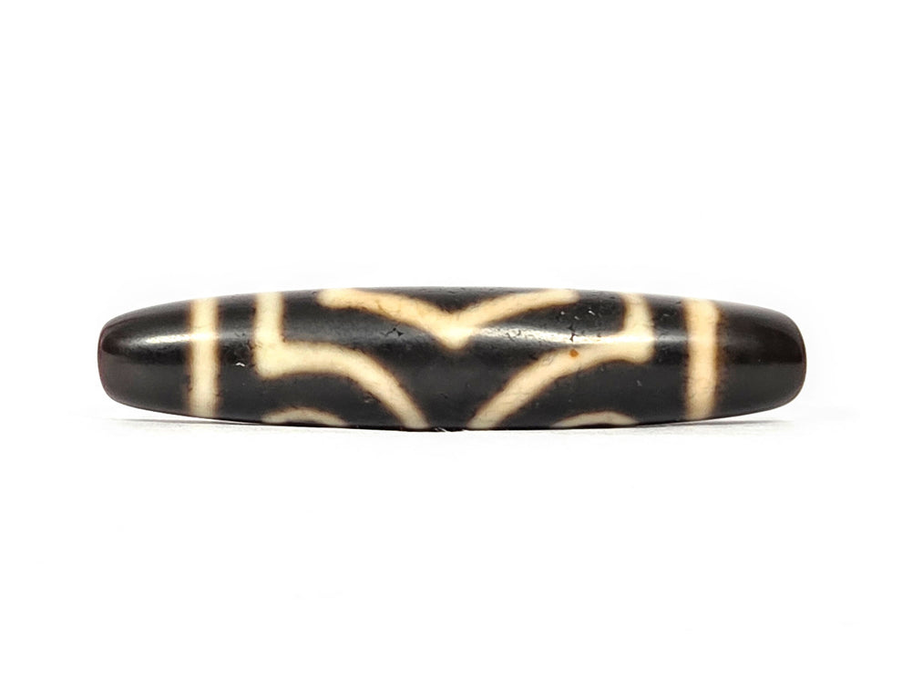 Ancient Three Eye Dzi Bead | 500+ Years | Ancient Dzi Shop