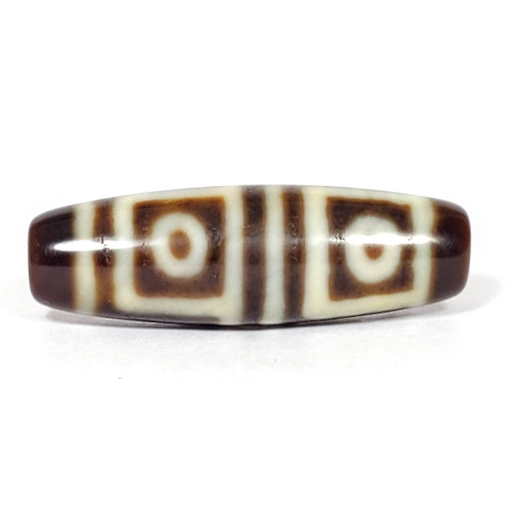 Vintage Four Eye Motif Dzi Bead (TD-FoE-1) - Ancient Dzi Shop