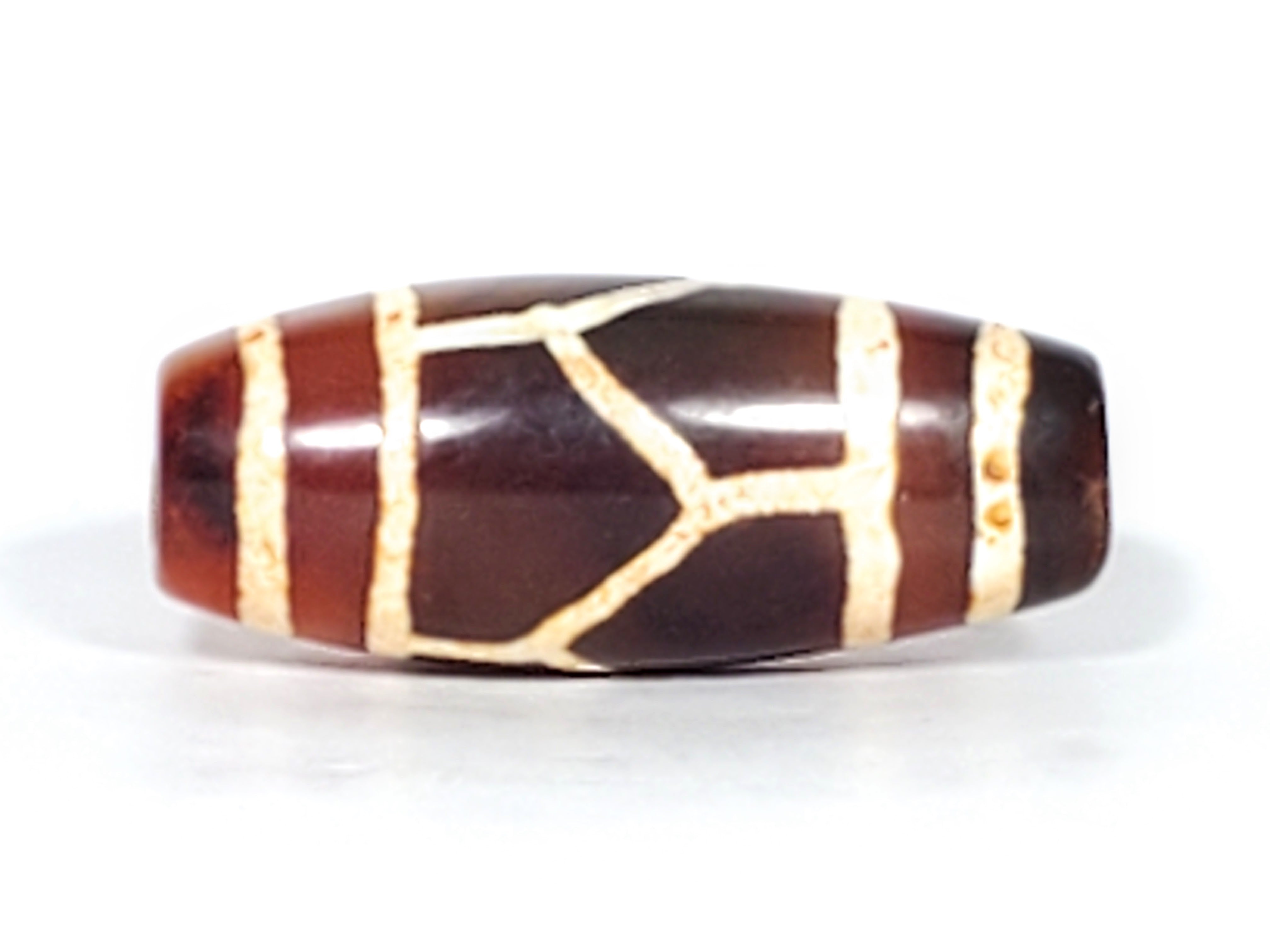 Antique Tortoise Shell Motif Carnelian Dzi (CZ003) – Ancient Dzi Shop